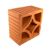 Breeze Ventilated Clay Decorative Block - Escala Pattern – Domeco